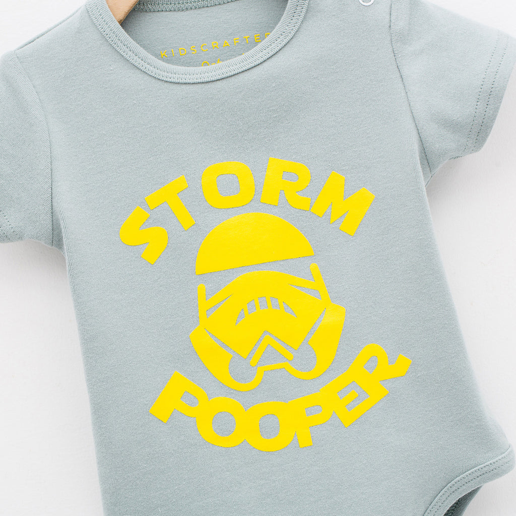 Storm Pooper Baby Romper - Green – KIDSCRAFTER